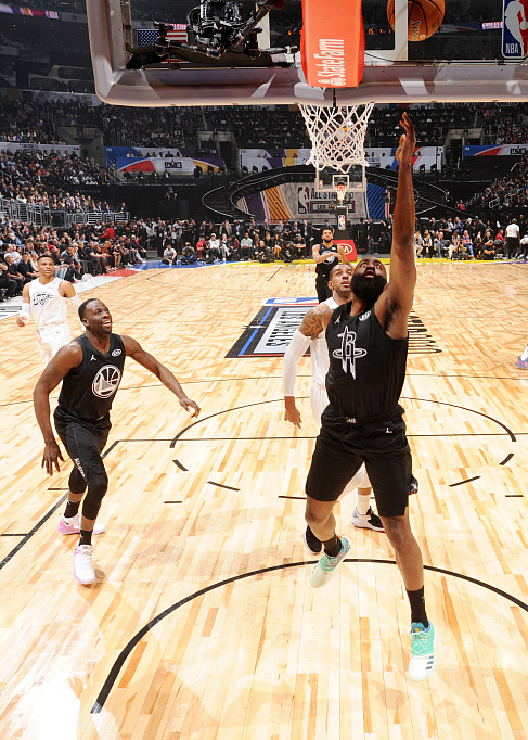 2018NBA全明星正赛库里队vs詹姆斯队全场回放 体育 腾讯视频
