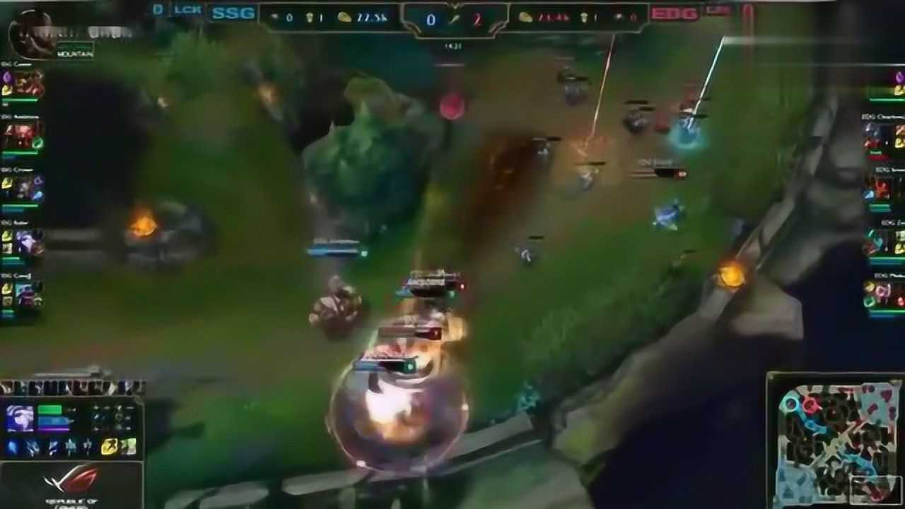 LOL洲际赛EDG证明自己，Zet卡莉斯塔四杀开门红_腾讯视频