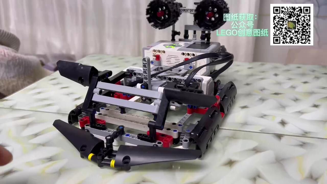 乐高EV3图纸气垫船_腾讯视频