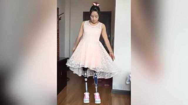 实拍高位截肢女孩的日常 她用她的坚强和美感动亿万网友腾讯视频