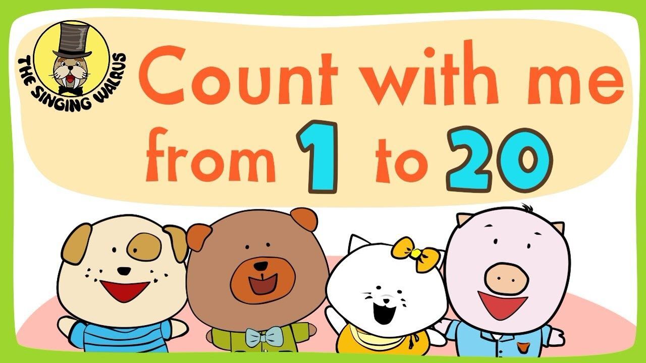 The Singing Walrus | Number song 1-20 for children _ Counting numbers_腾讯视频