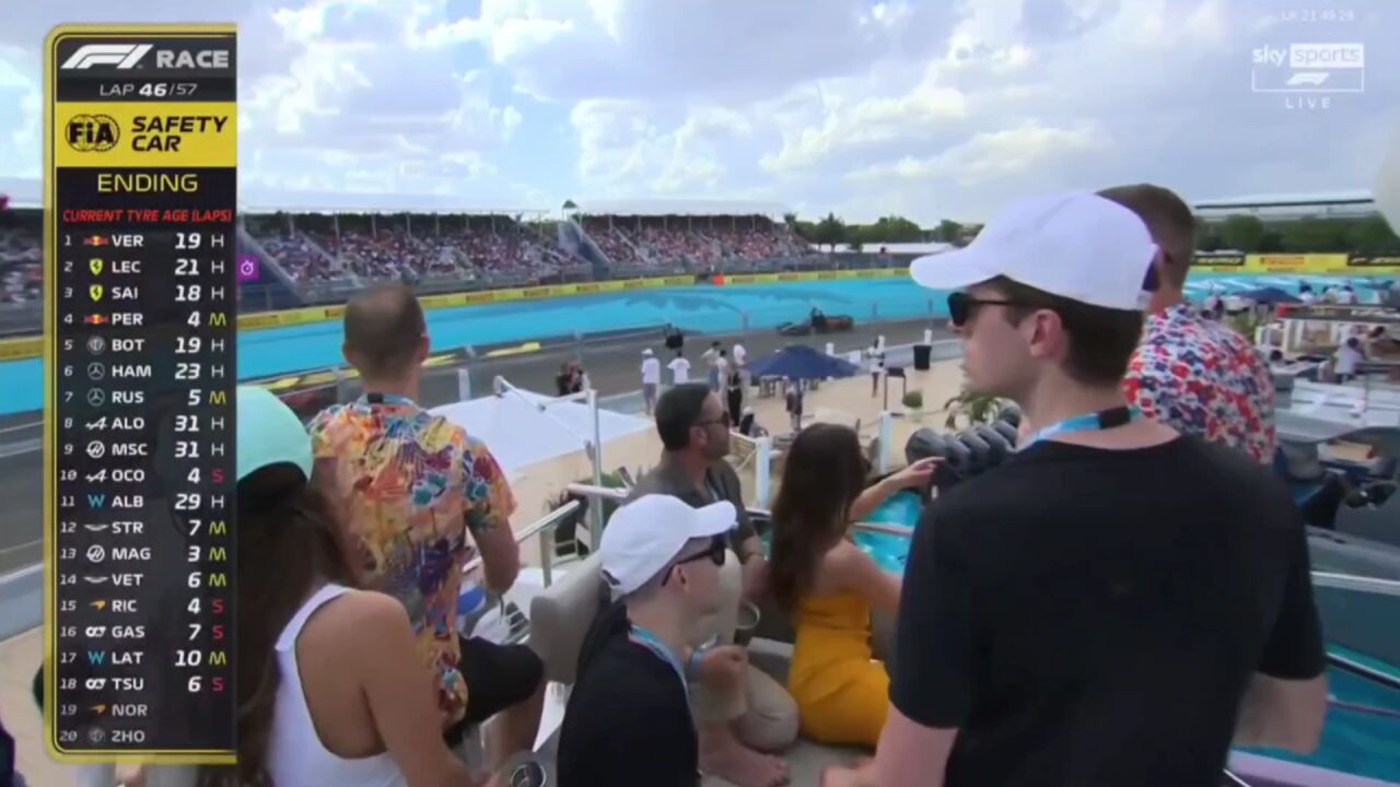 F1 2022 R05美国迈阿密大奖赛正赛 五星乳液连线解说_腾讯视频