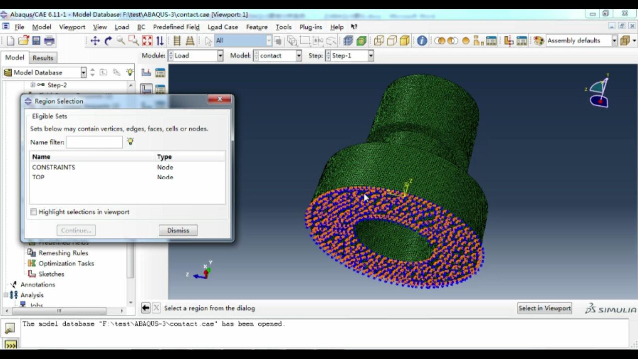 HyperMesh和ABAQUS联合分析实例（一）之ABAQUS部分_腾讯视频