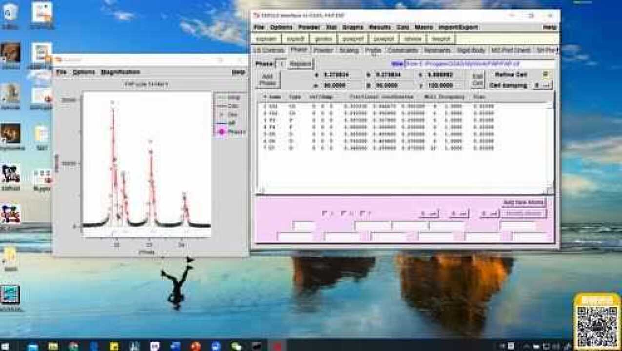 GSAS软件精修XRD数据（一）_腾讯视频