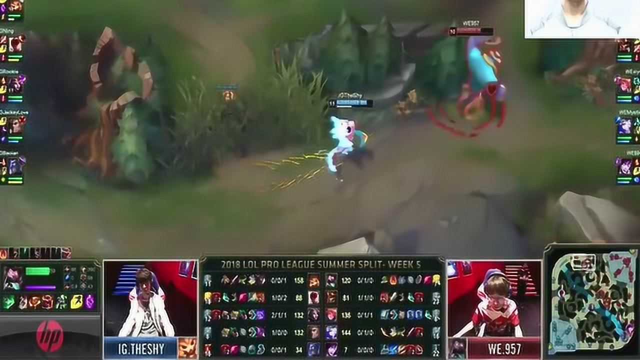 英雄联盟-Theshy天神下凡1V5，职业比赛，极限反杀高光集锦！_腾讯视频