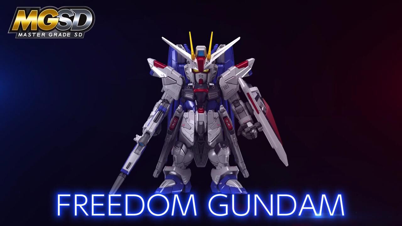 万代MGSD 自由高达 官方PV 2023年1月发售 售价4290日元（含税）_腾讯视频