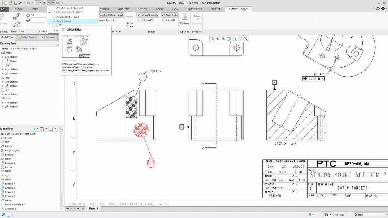 Creo4.0工程图_腾讯视频
