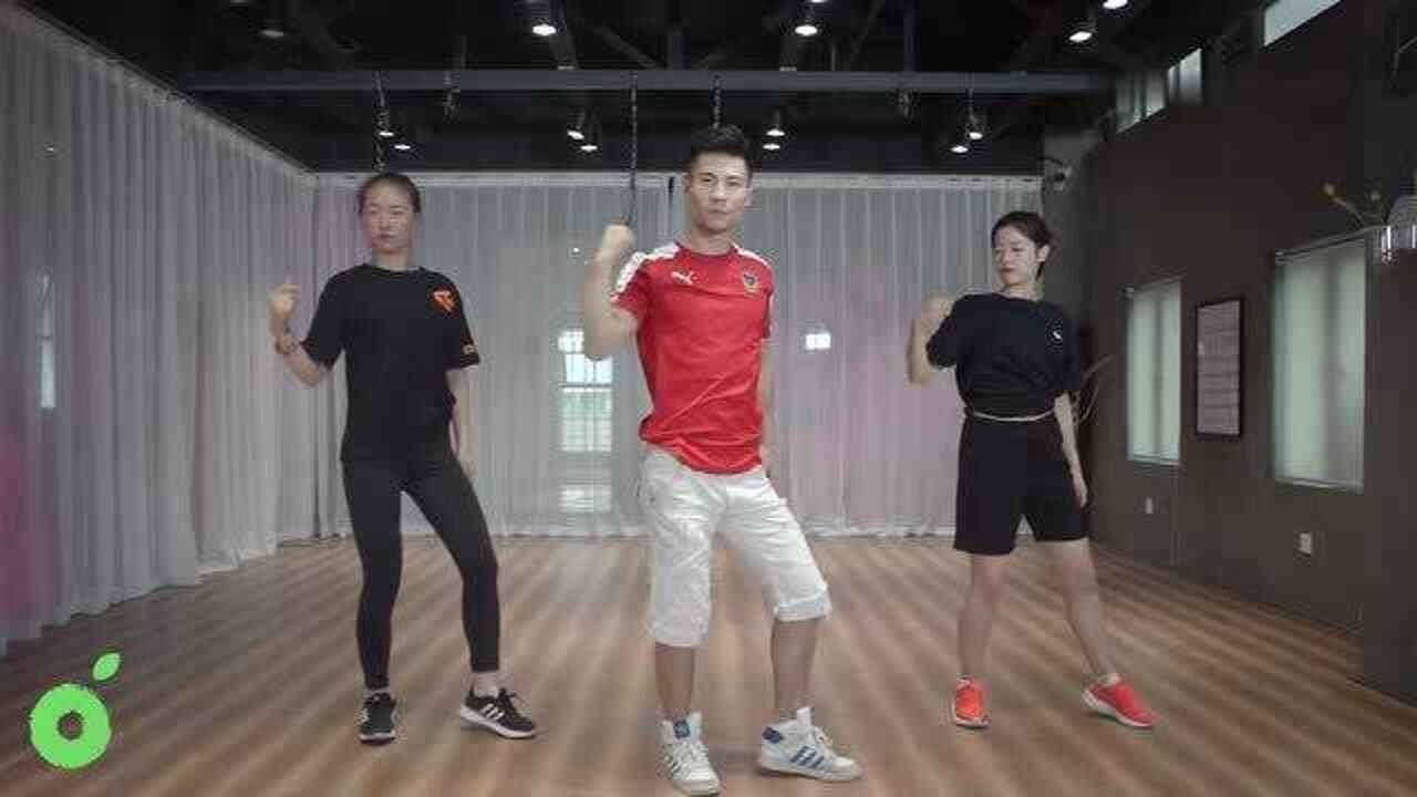 健身操外国,男士减肥操,适合所有人,坚持做想瘦多少瘦多少腾讯视频