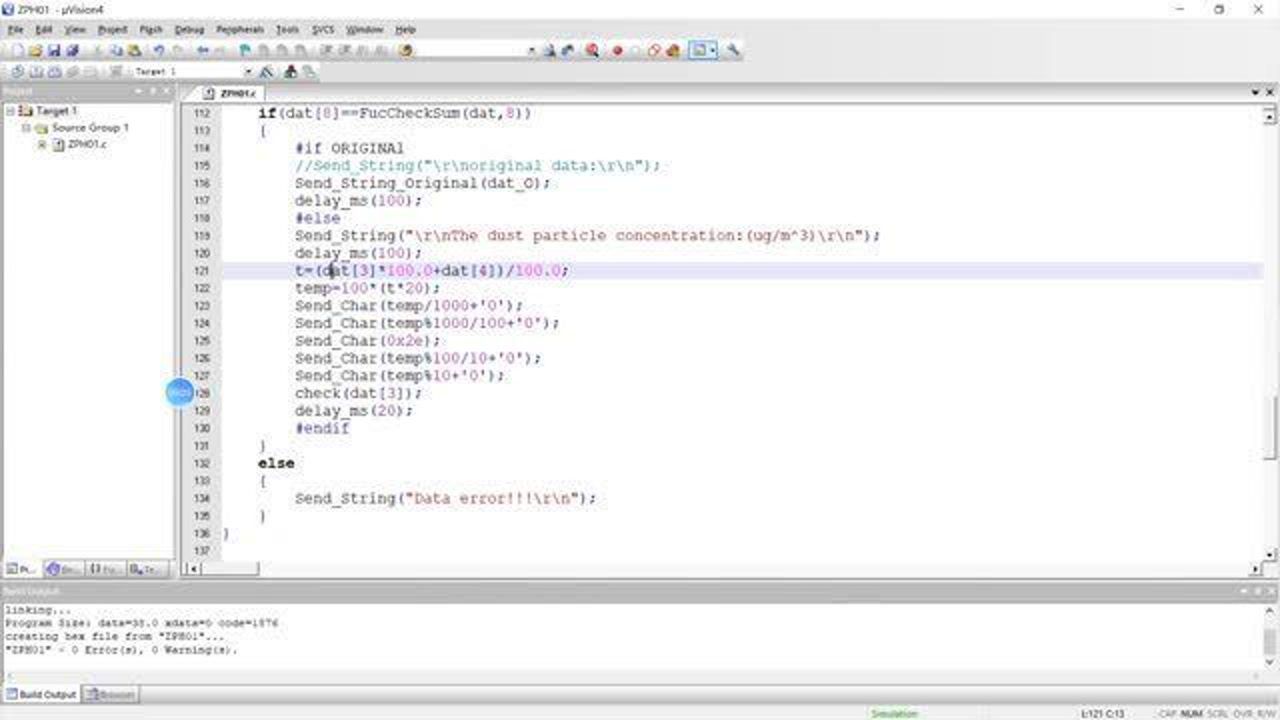 基于51单片机的（PM2.5）粉尘浓度检测，ZPH01程序详细讲解_腾讯视频