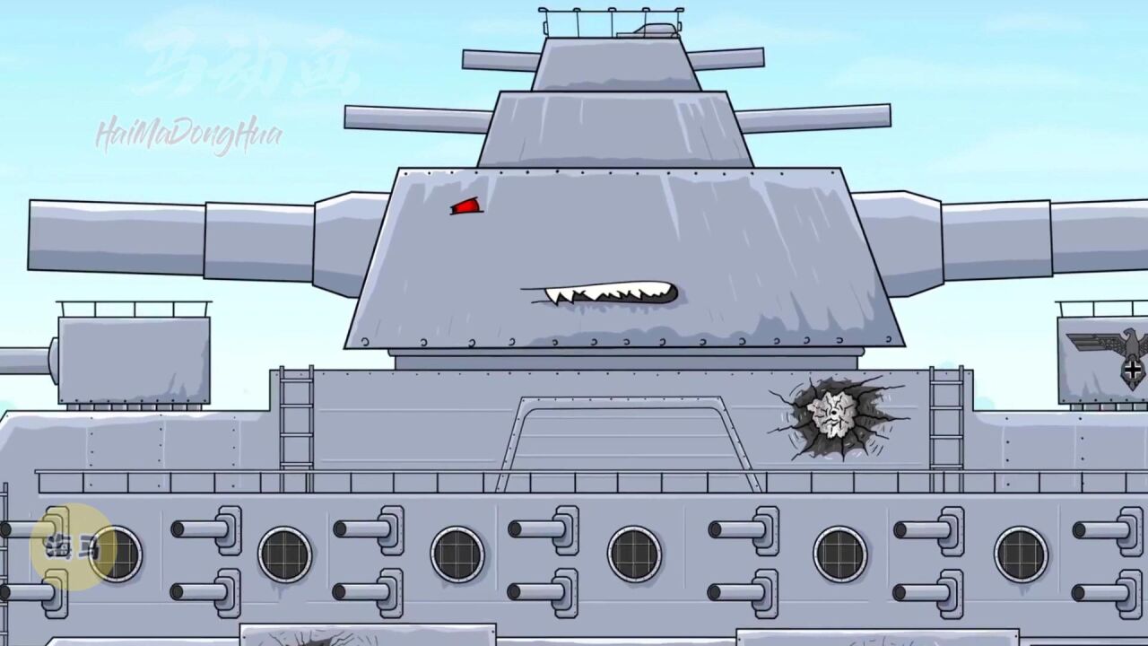坦克动画：KV44和它的弟兄们被打残了，GT35坦克实力很大！坦克大战_腾讯视频