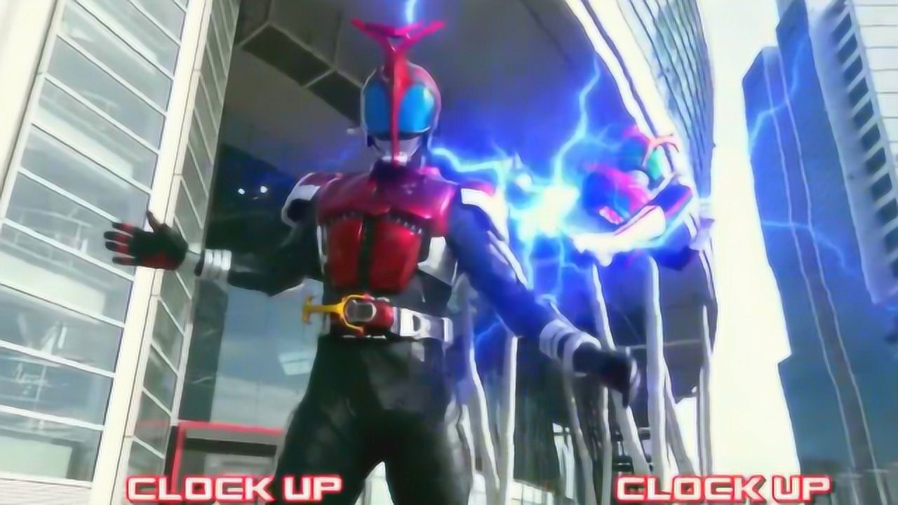 《假面骑士铠武剧场版》甲斗VS假面骑士强人，超加速移动教你做人！_腾讯视频