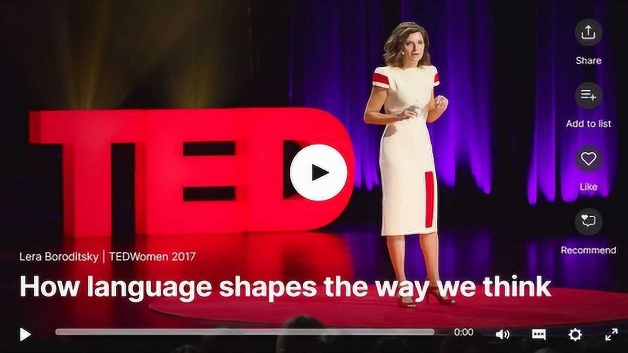 双语字幕TED演讲：语言如何塑造我们的思维方式？_高清1080P在线观看平台_腾讯视频