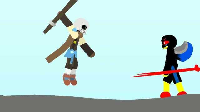 传说之下：Ink Sans vs Error Sans！_腾讯视频