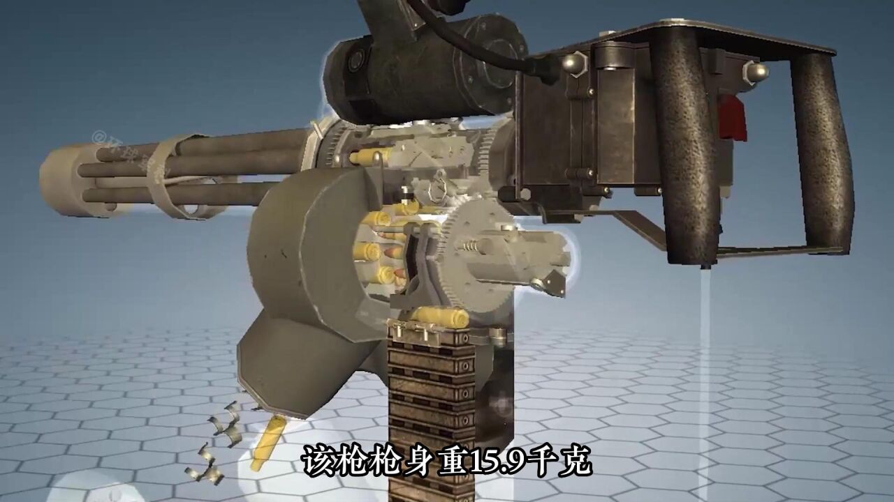 M134加特林，射速每分钟6000发_腾讯视频