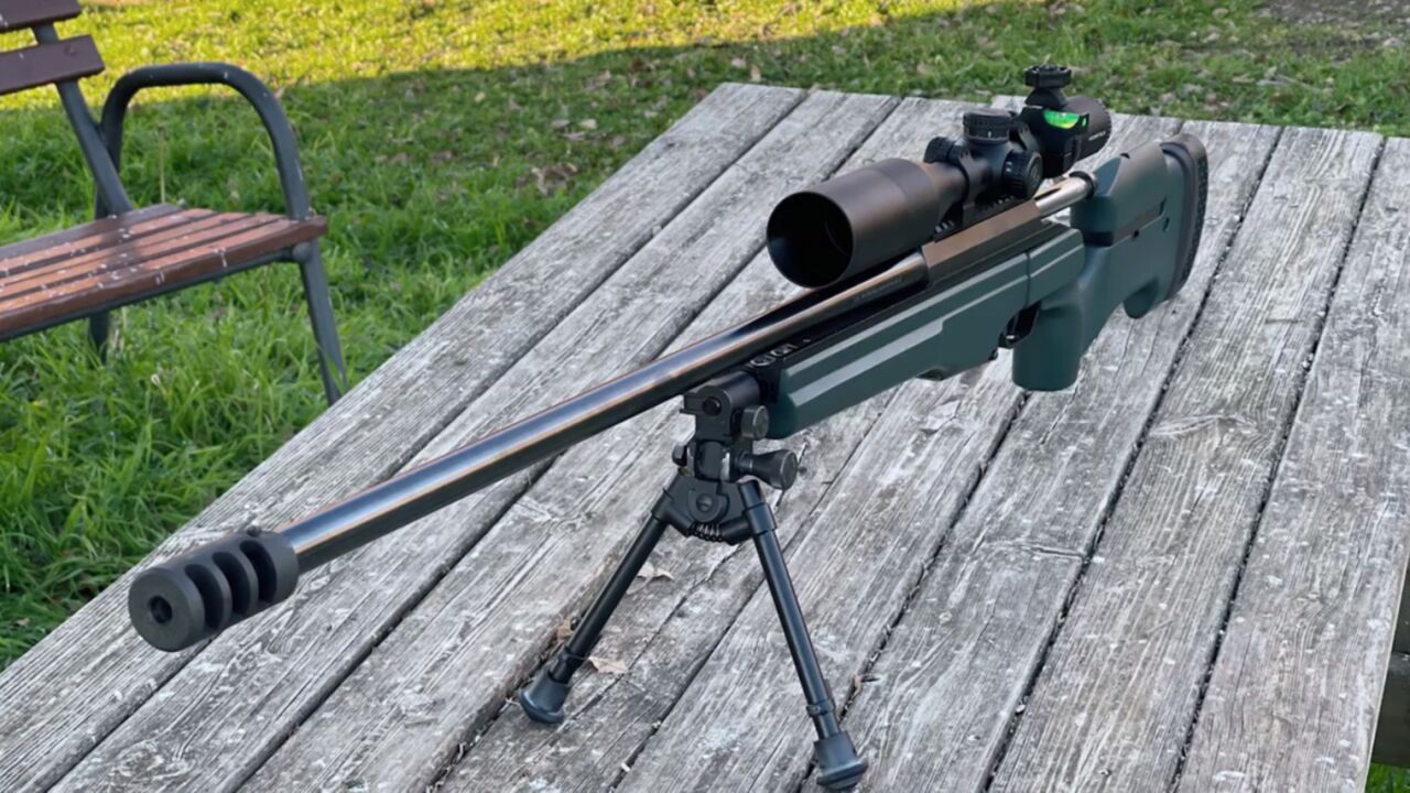 芬兰之星萨科TRG-42狙击步枪，拥有精湛的工艺，最大对手是AWM_腾讯视频