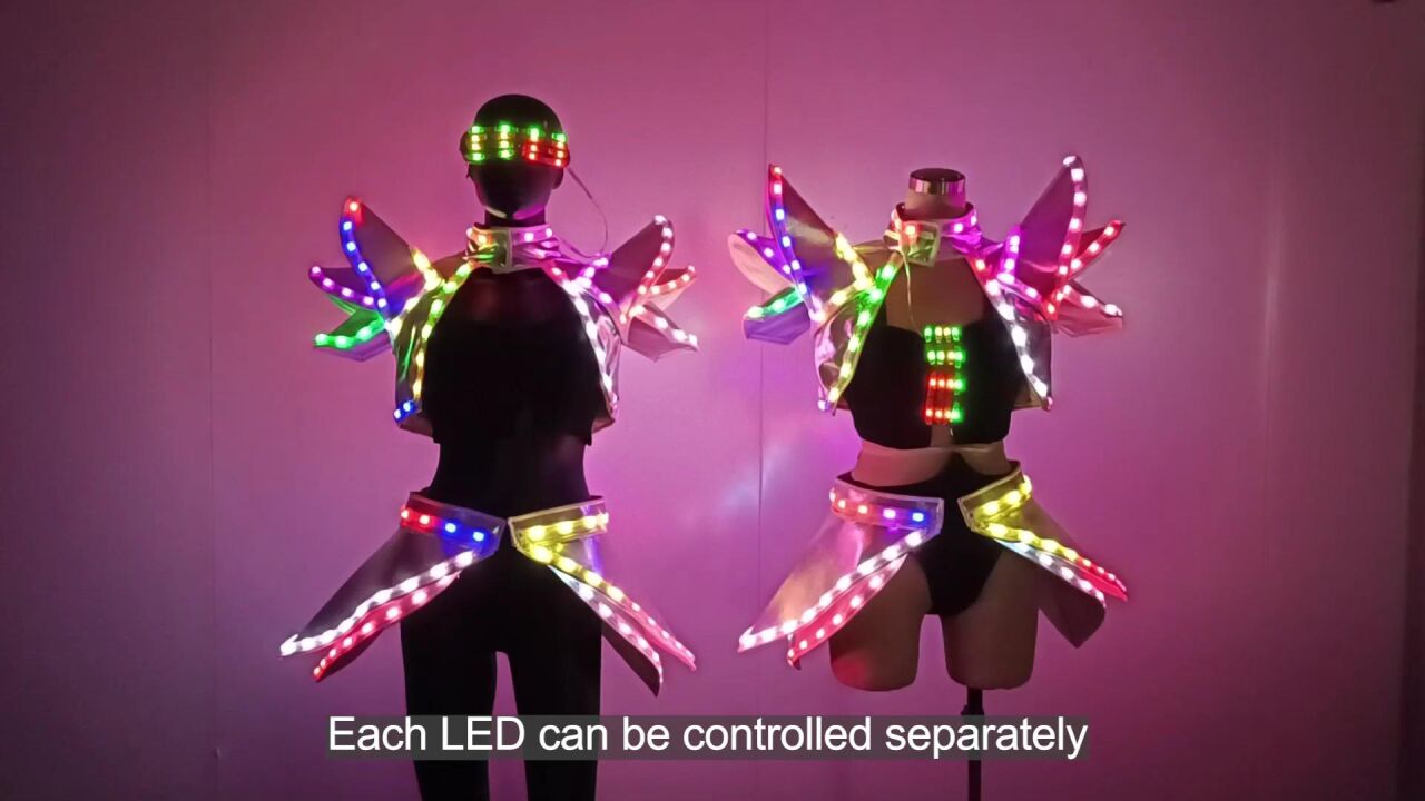 夜场性感LED发光服酒吧GOGO舞者表演服定制_高清1080P在线观看平台_腾讯视频