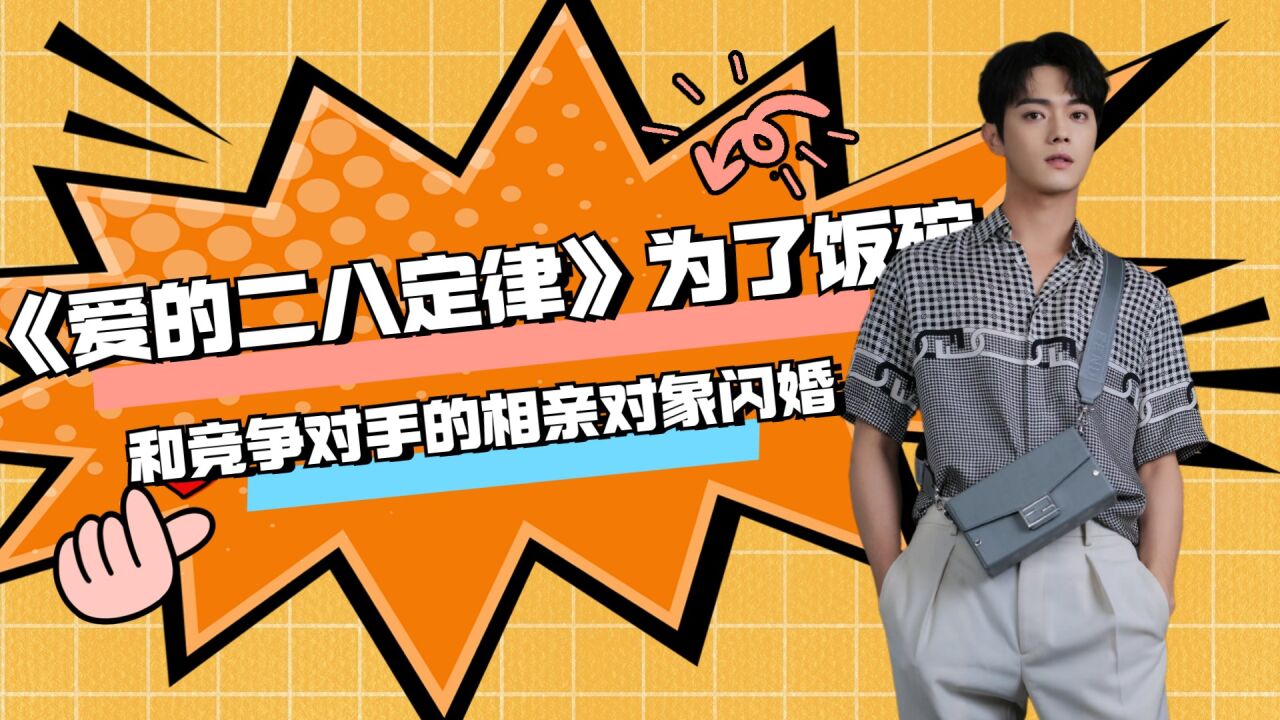 《爱的二八定律》为了饭碗，我和竞争对手的相亲对象闪婚了！_腾讯视频