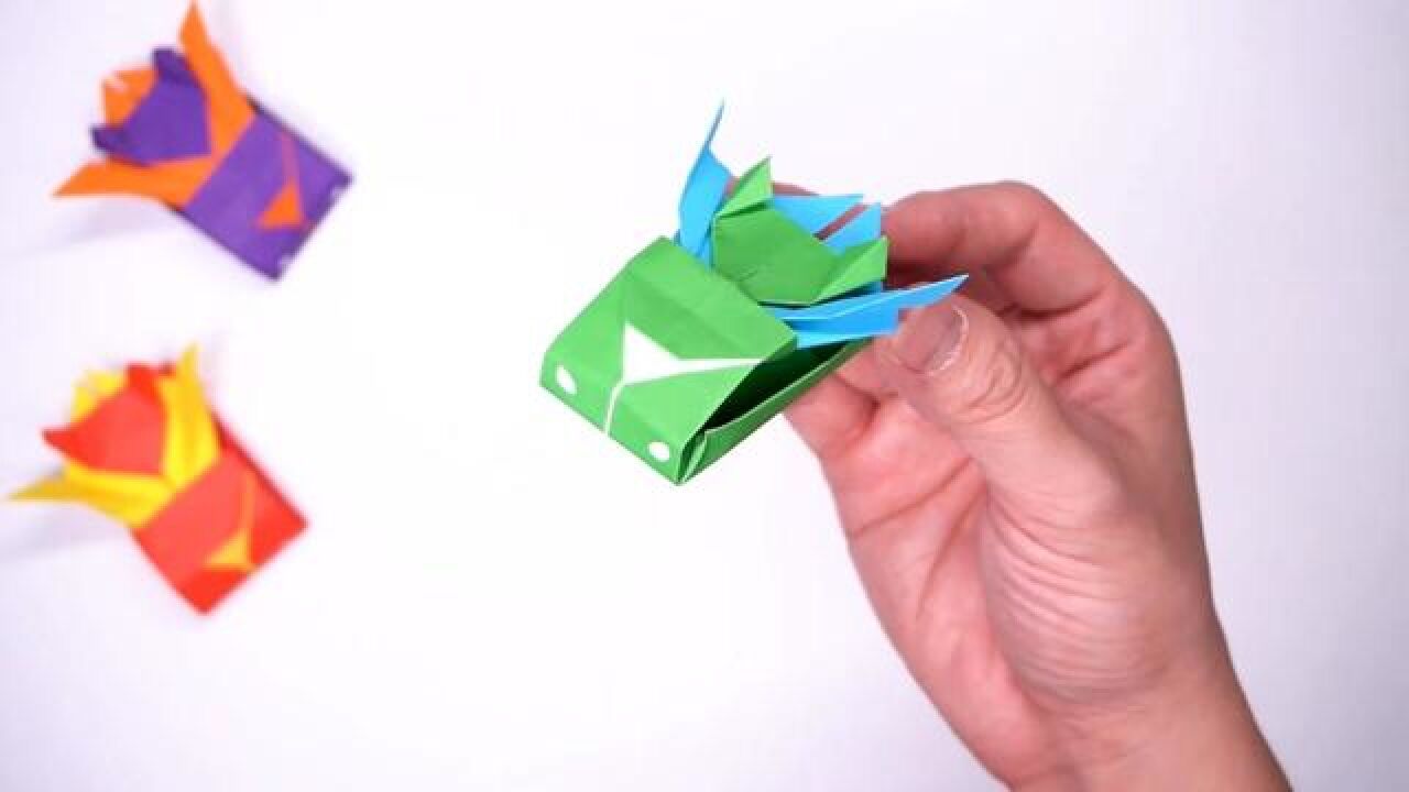 今天我们来制作一辆折纸赛车！#折纸教程#折纸玩具#折纸#手工折纸教程#创意折纸#手工折纸_高清1080P在线观看平台_腾讯视频