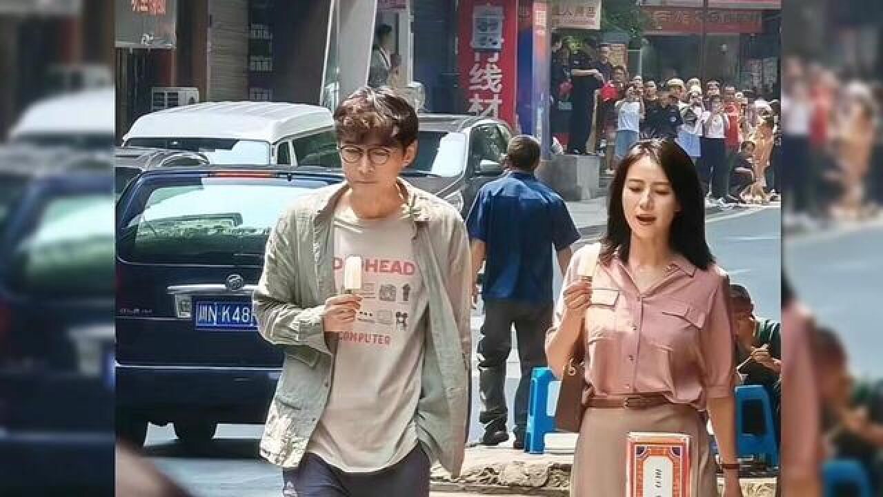 现场画面来了，胡歌高圆圆新电影官宣#胡歌#高圆圆#拍摄现场#电影走走停停开机_高清1080P在线观看平台_腾讯视频