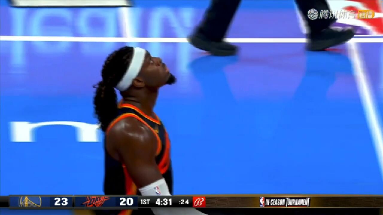 有没有假摔？雷霆大将冲击内线面对保罗CP3沾衣十八跌_高清1080P在线观看平台_腾讯视频