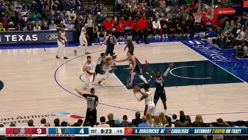 达拉斯独行侠_NBA常规赛：开拓者110-130独行侠_开拓者vs独行侠第1节英文原声回放_高清1080P在线观看平台_腾讯视频