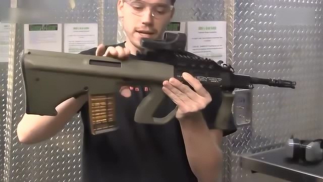 AUG突击步枪射击演示，这枪声很悦耳_腾讯视频