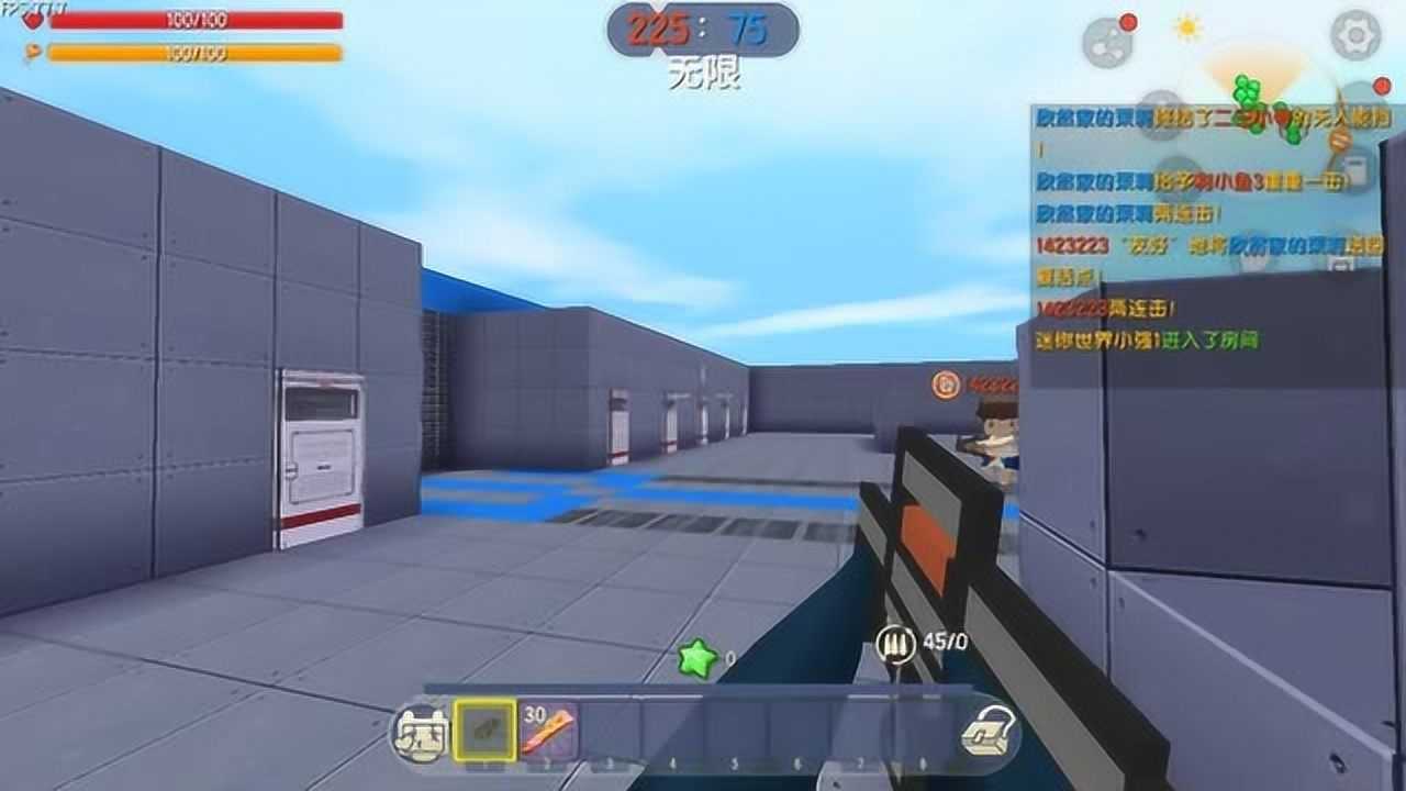 迷你世界：和平精英试炼枪场，欣然获得了gouza，真是无敌了_高清1080P在线观看平台_腾讯视频