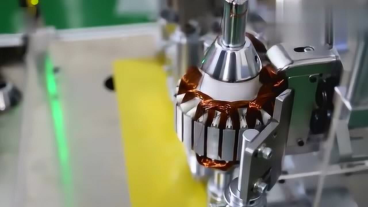 全自动电机转子线圈绕线过程，真是“眨眼间”就完成了_高清1080P在线观看平台_腾讯视频