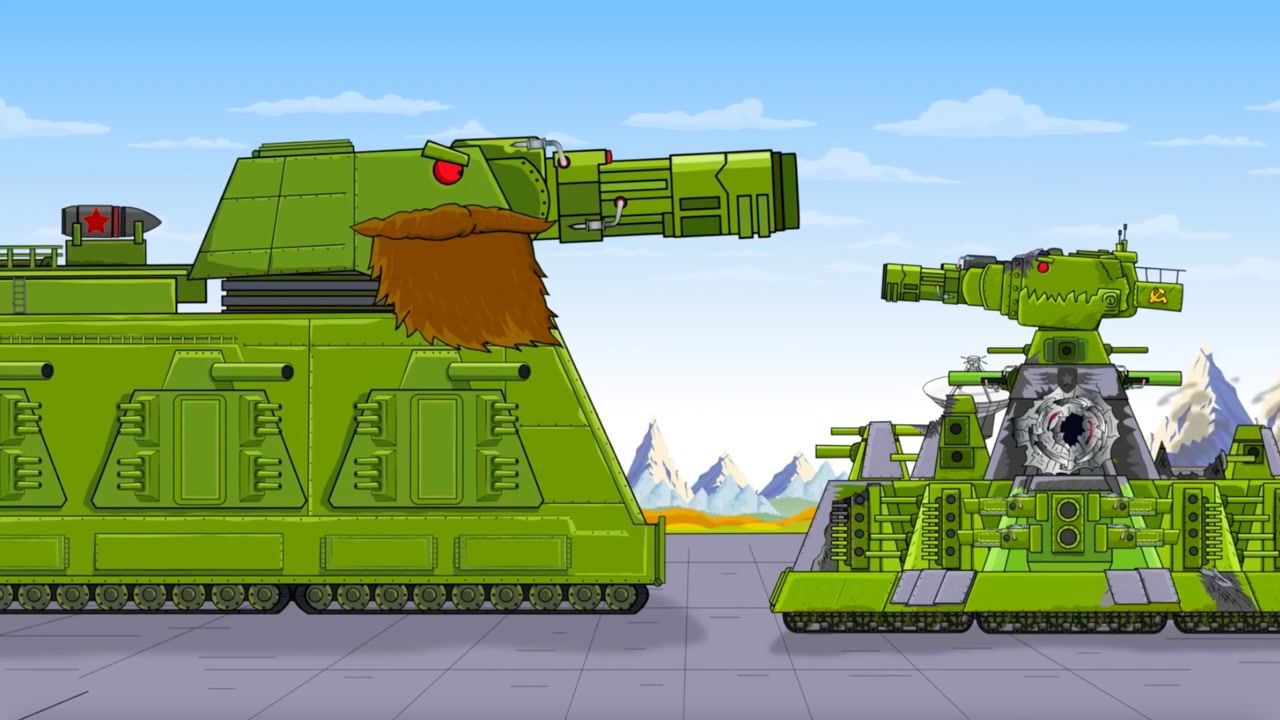 【坦克动画】kv99被鼠式坦克狙击，关键时刻多利安传送门解救kv99！_腾讯视频