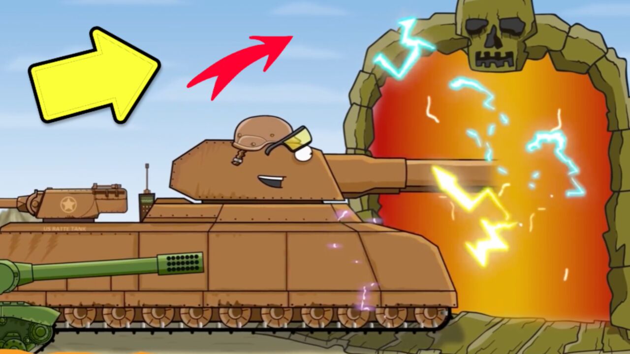 坦克大战：拉特和T26坦克突然进入时空门，恶魔坦克突然来袭！_腾讯视频