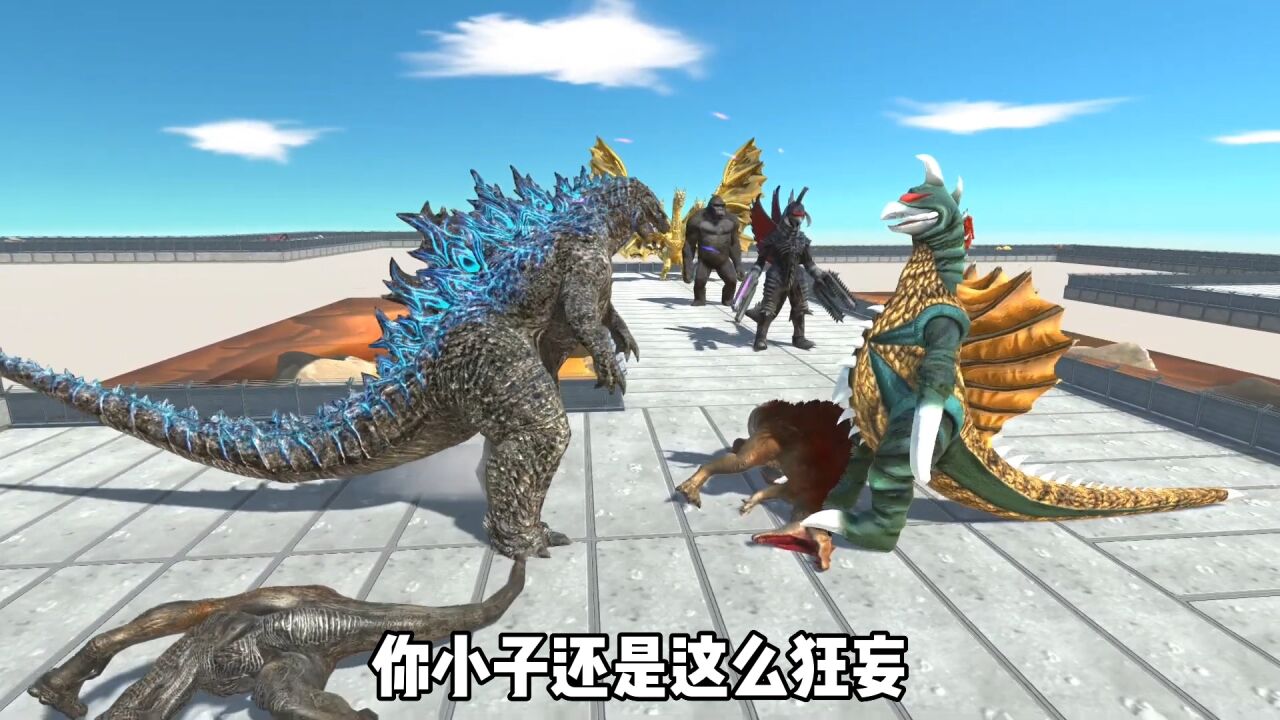 哥斯拉挑战基多拉，使出了终极绝招打赢了，究竟什么绝招如此厉害_高清1080P在线观看平台_腾讯视频