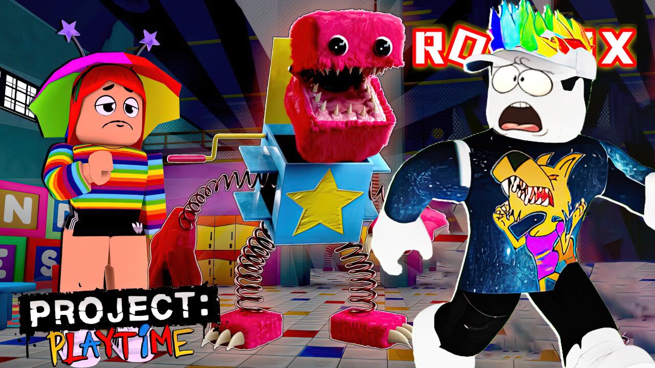 Roblox机器人的玩闹时间：变身成怪物抓人，结果却失败了！灰狼_高清1080P在线观看平台_腾讯视频