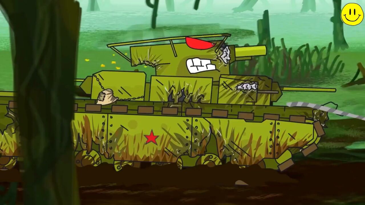 第7集坦克动漫，机智的小KV2帮助伙伴T35，T35战魔化费杰龙，烈火焚魔_高清1080P在线观看平台_腾讯视频