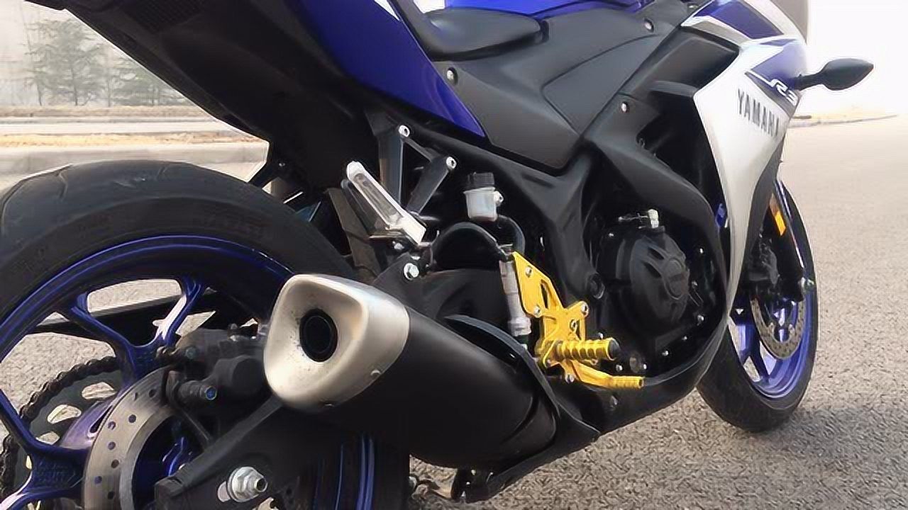 雅马哈YZF-R3声浪展示_腾讯视频