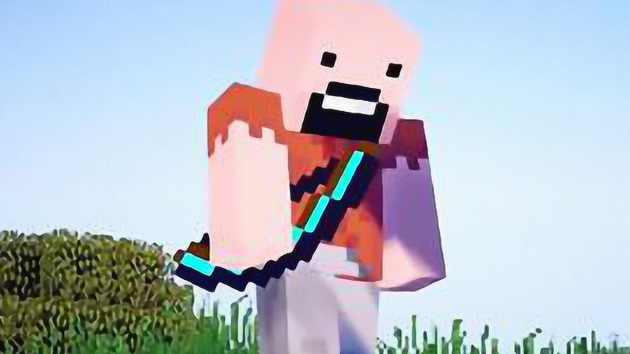 我的世界：Notch在MC中加入了钻石弓，结果都发生了什么？_高清1080P在线观看平台_腾讯视频