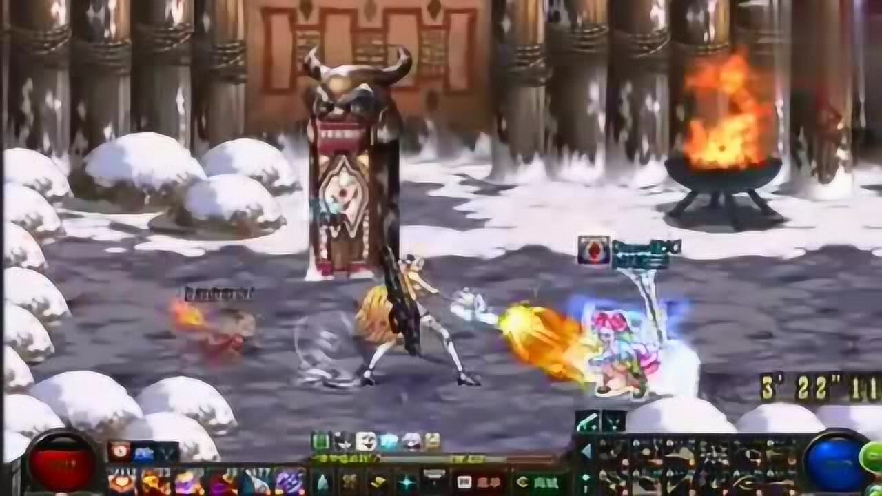 《DNF》1700多分女大枪PK战法，这操作太强了_腾讯视频