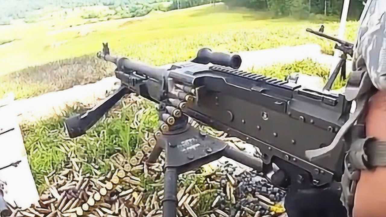 绝地求生中的M249现实中威力有多大？牛人实验，结果出乎意料！_高清1080P在线观看平台_腾讯视频