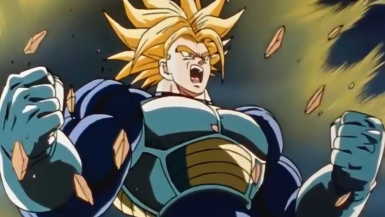 特兰克斯超级变身，全身肌肉暴涨，这样子有点像布罗利呀_腾讯视频