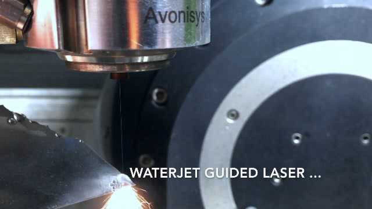 瑞士AVonisys，前沿黑科技，水导激光，激光水射流复合加工应用。_腾讯视频