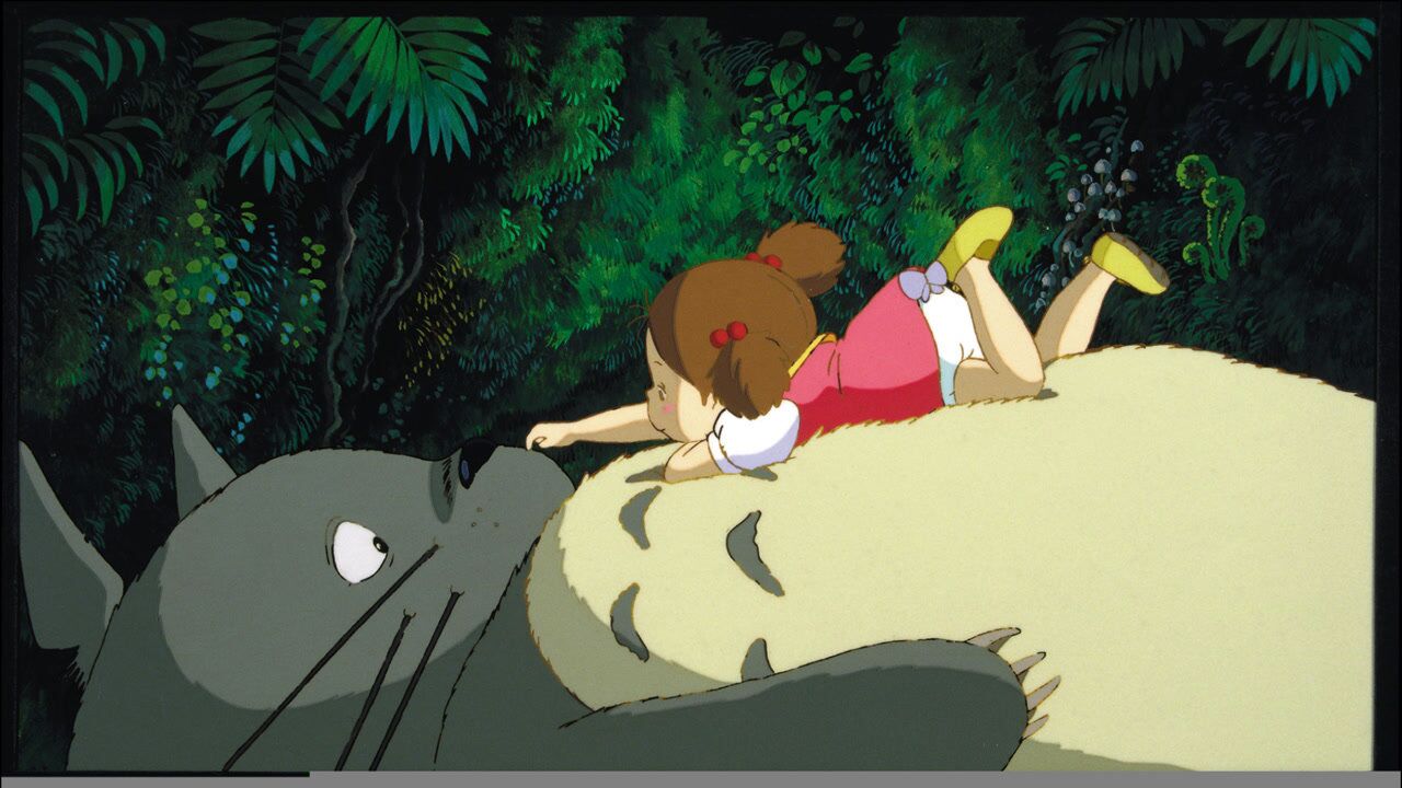 宫崎骏超经典《龙猫》：女孩遇到软绵绵的大龙猫，躺在它身上睡着了_高清1080P在线观看平台_腾讯视频