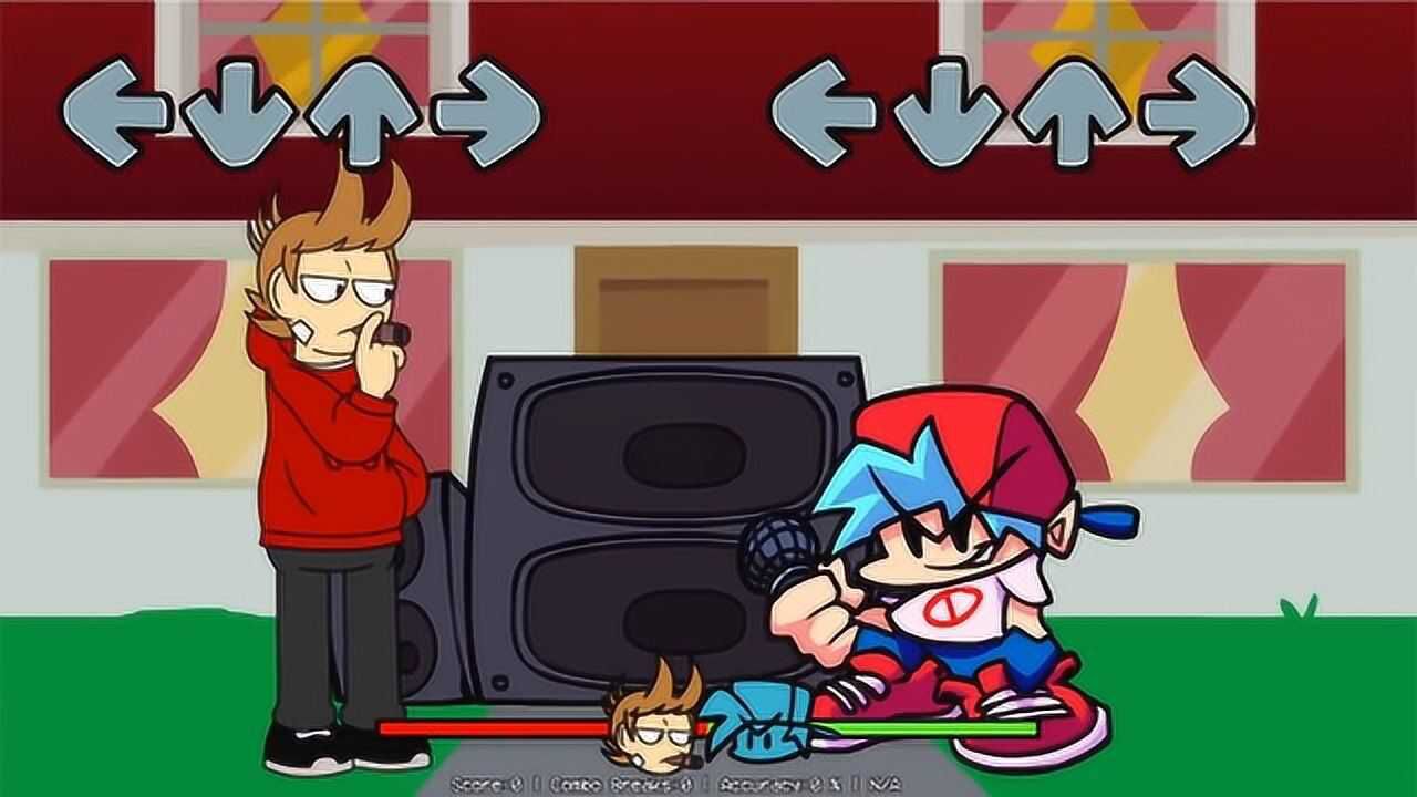 FNF周五夜放克游戏一个箭头换一个人物挑战全网换人物最快_高清1080P在线观看平台_腾讯视频