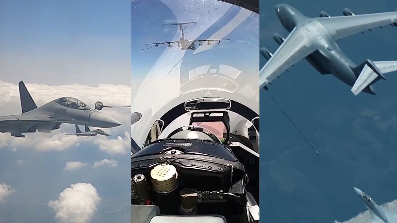 人民空军73周年宣传片来袭！空中视角看“三剑客”搏击空天_高清1080P在线观看平台_腾讯视频