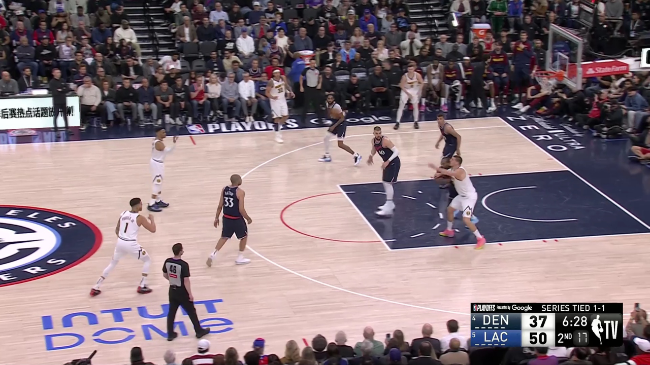 NBA季后赛：掘金83-117快船G3丨不负众望！威少牢牢把握机会弧顶空位三分一箭穿心打停快船_腾讯新闻