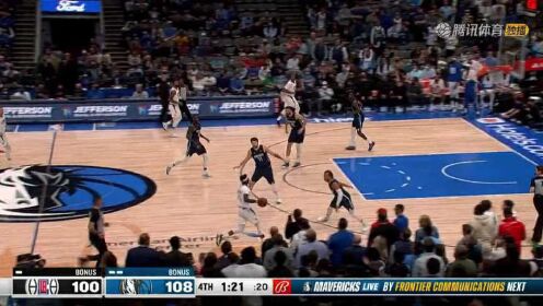 达拉斯独行侠_NBA常规赛：快船105-112独行侠_一把速效救心丸塞嘴里小莫里斯倒地三分强行挽回悬念_高清1080P在线观看平台_腾讯视频