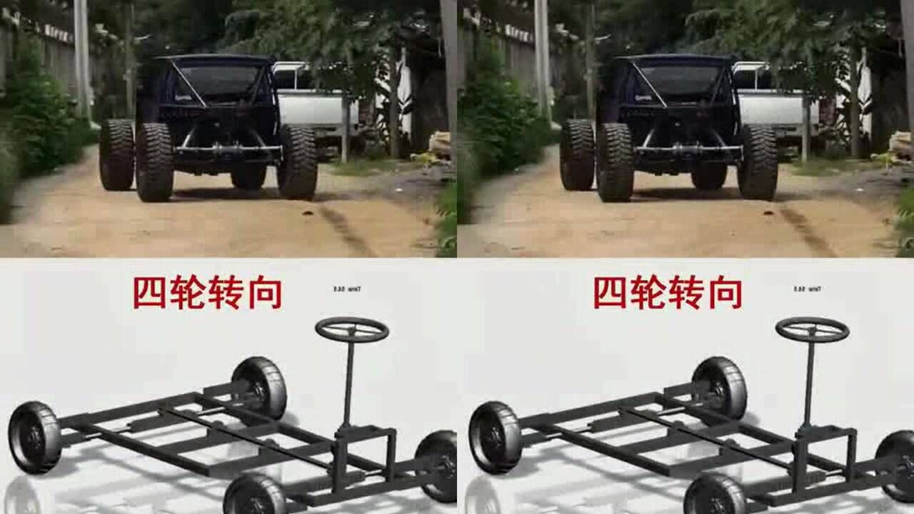 豪华车的四轮转向原理_腾讯视频