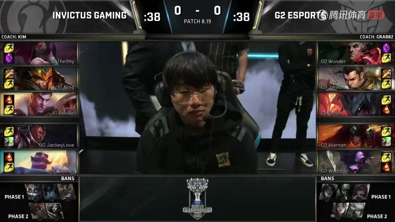 2018全球总决赛半决赛IGvsG2第一局比赛精彩瞬间，IG莽夫先下一城。_腾讯视频
