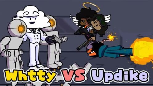 FNF周五夜放克：火焰Whitty第三部分，VS云先生Updike！_高清1080P在线观看平台_腾讯视频