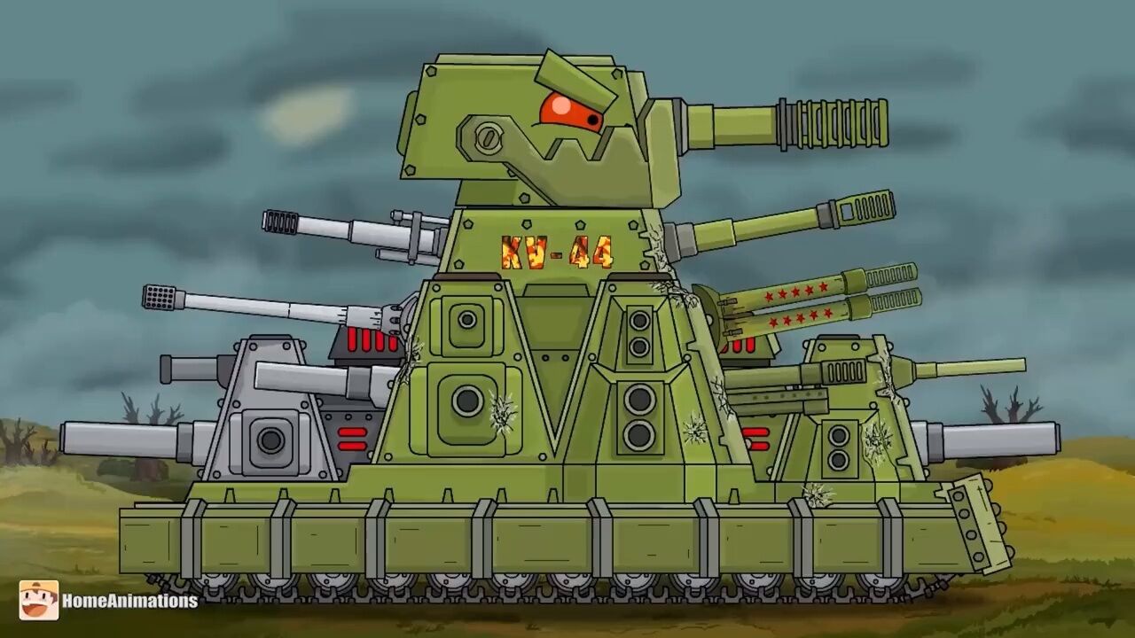 坦克世界动画：加强版KV44强大实力_高清1080P在线观看平台_腾讯视频