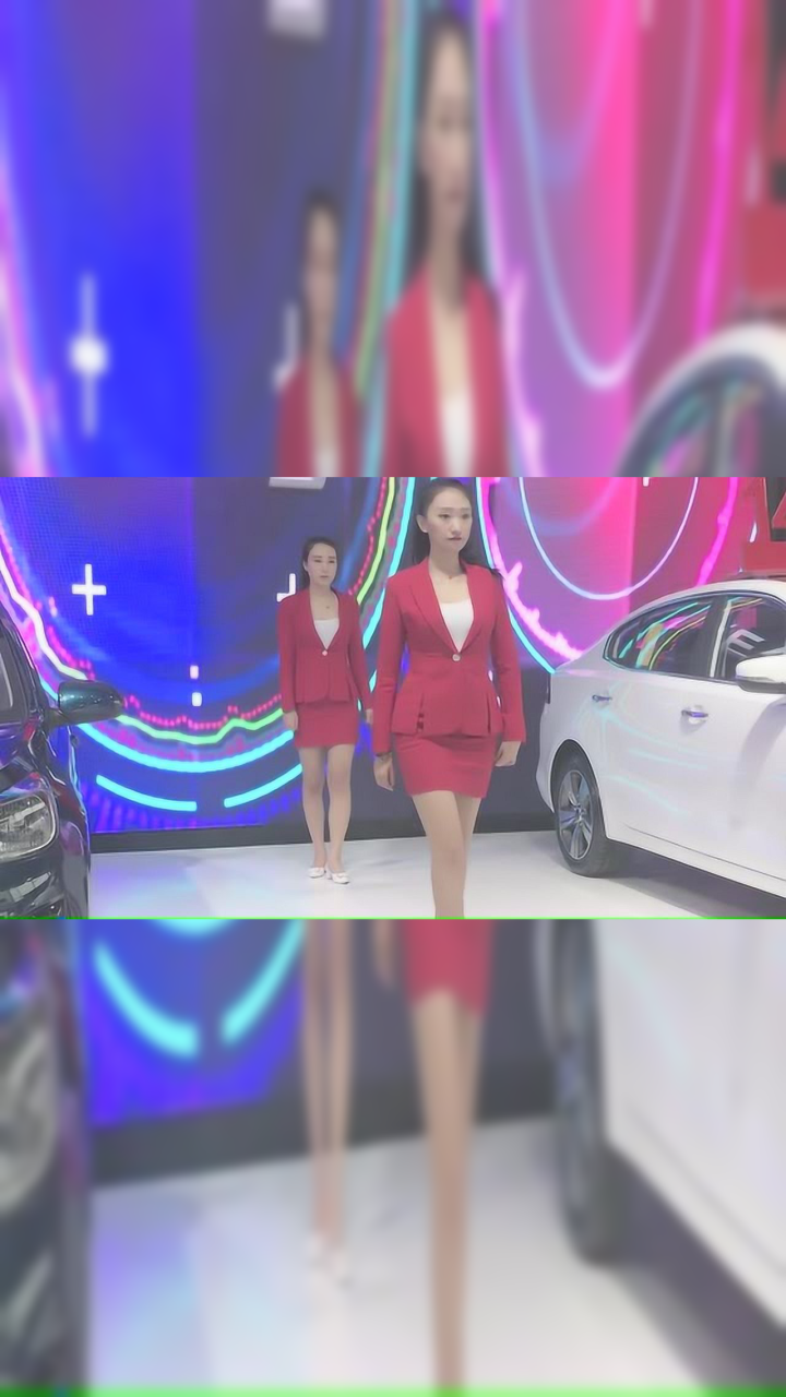 2017国际车展红衣制服售车员惊艳亮相_高清1080P在线观看平台_腾讯视频