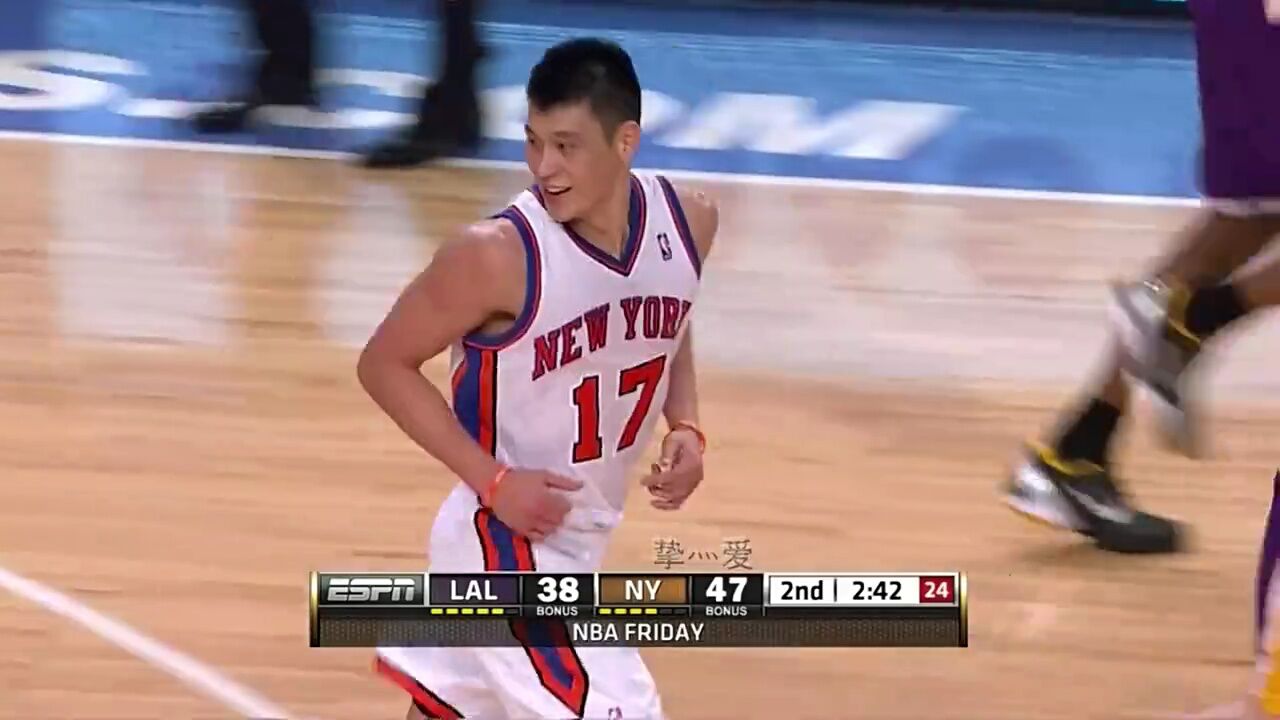 经典回顾！林书豪巅峰之战，纽约林疯狂轰38分胜湖人_高清1080P在线观看平台_腾讯视频